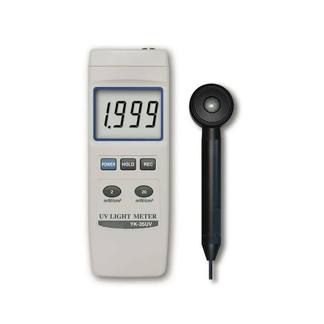 YK-35UV YK35UV UVA+UVB Light Intensity Meter UV Radiation Power Tester ...