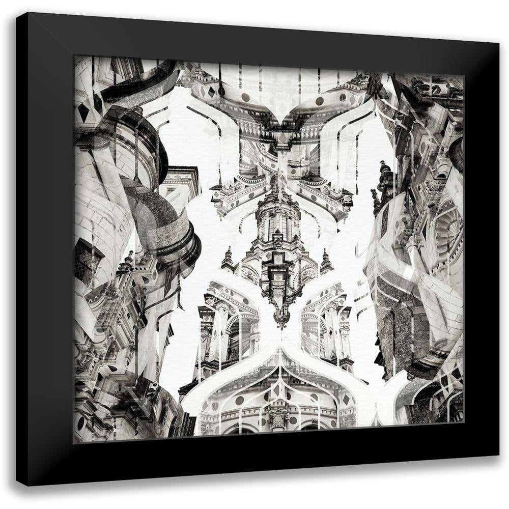 YK Studios 15x15 Black Modern Framed Museum Art Print Titled - Motley ...