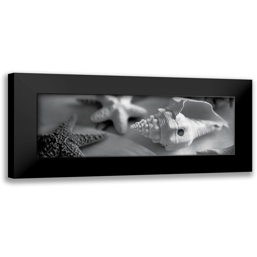 YK Studios 18x9 Black Modern Framed Museum Art Print Titled - Coastal ...