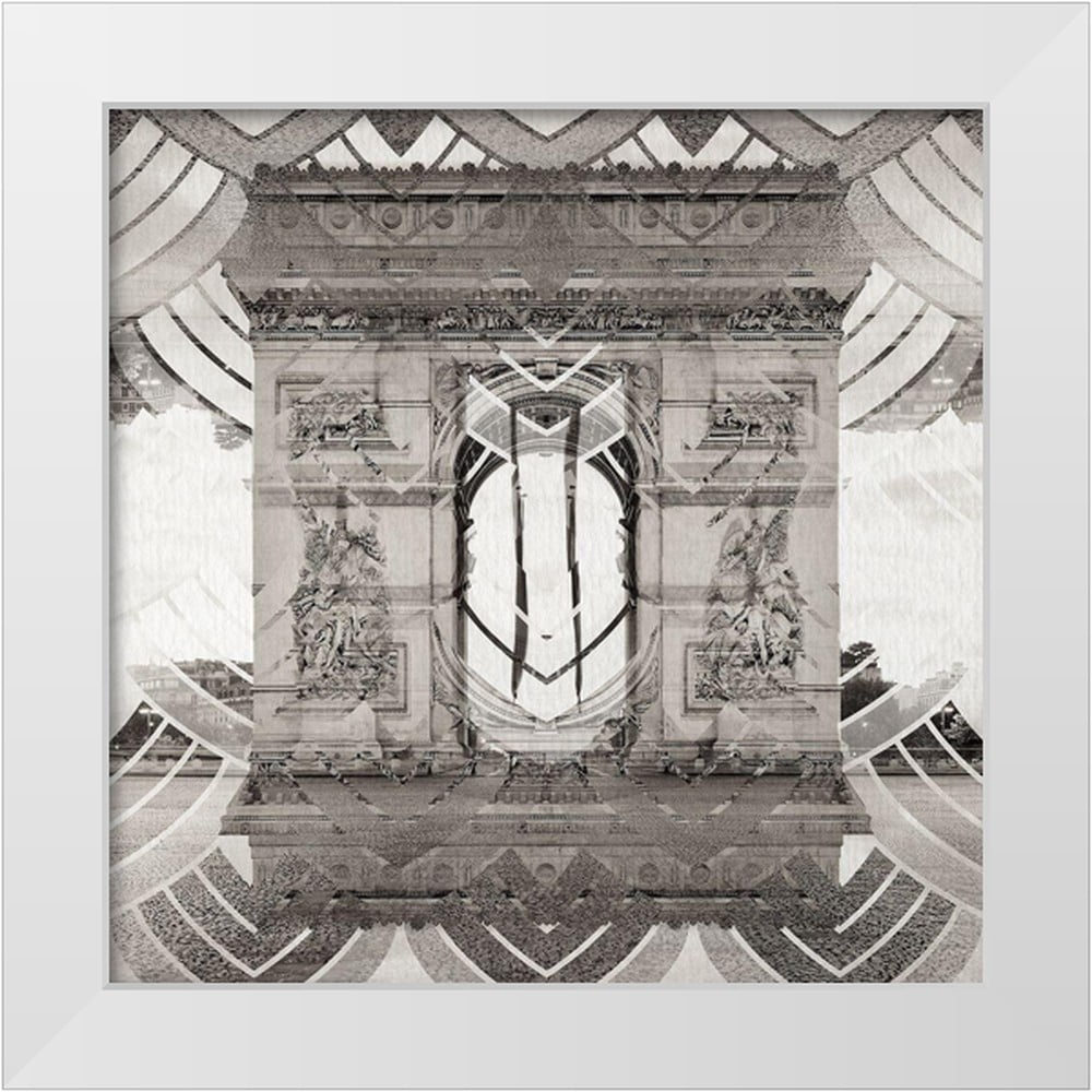 YK Studios 20x20 White Modern Wood Framed Museum Art Print Titled ...