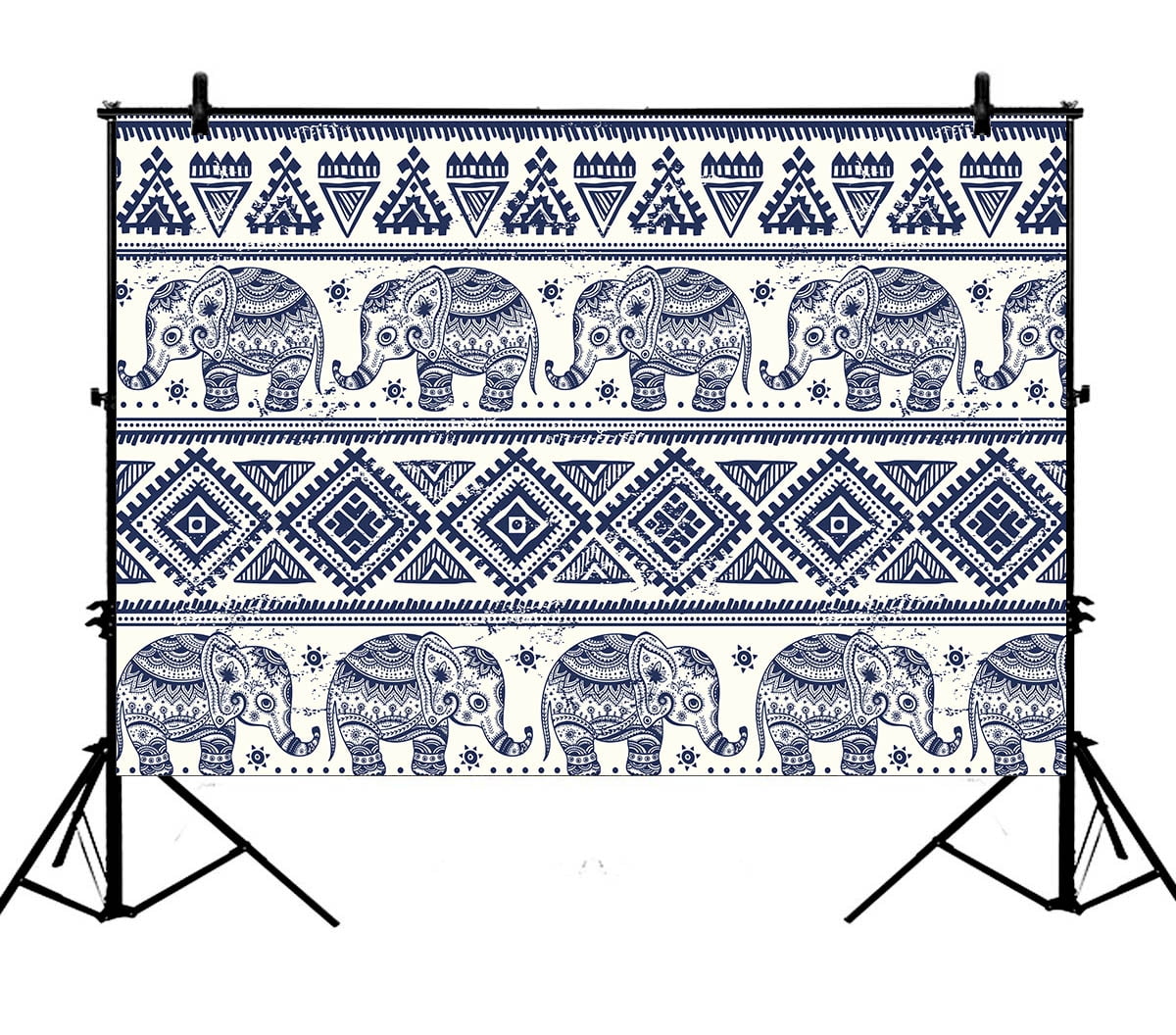 YKCG 7x5ft Ethnic Elephant Photography Backdrops Polyester Photography ...