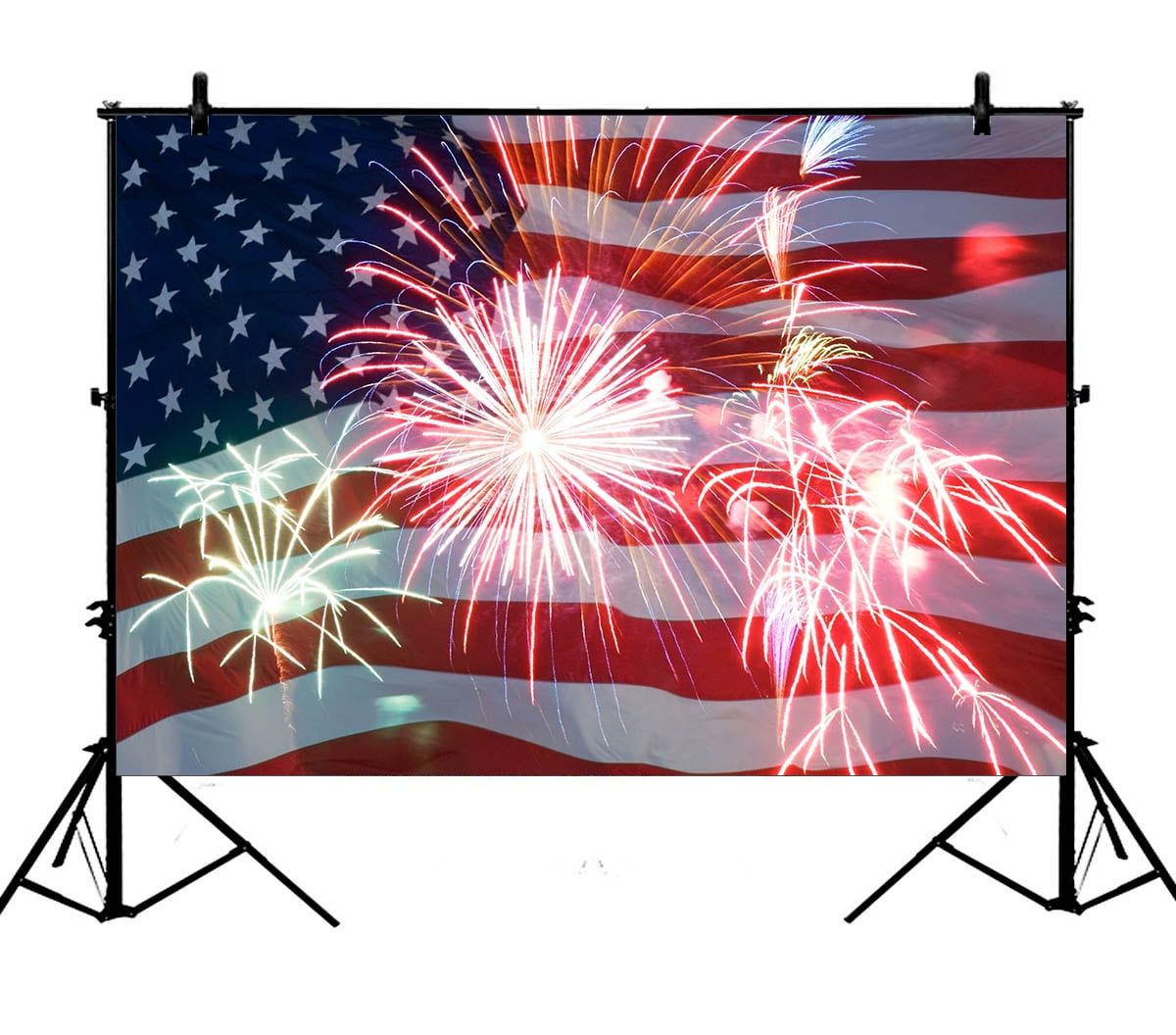 YKCG 7x5ft Fireworks Independence Photography Backdrops Polyester ...