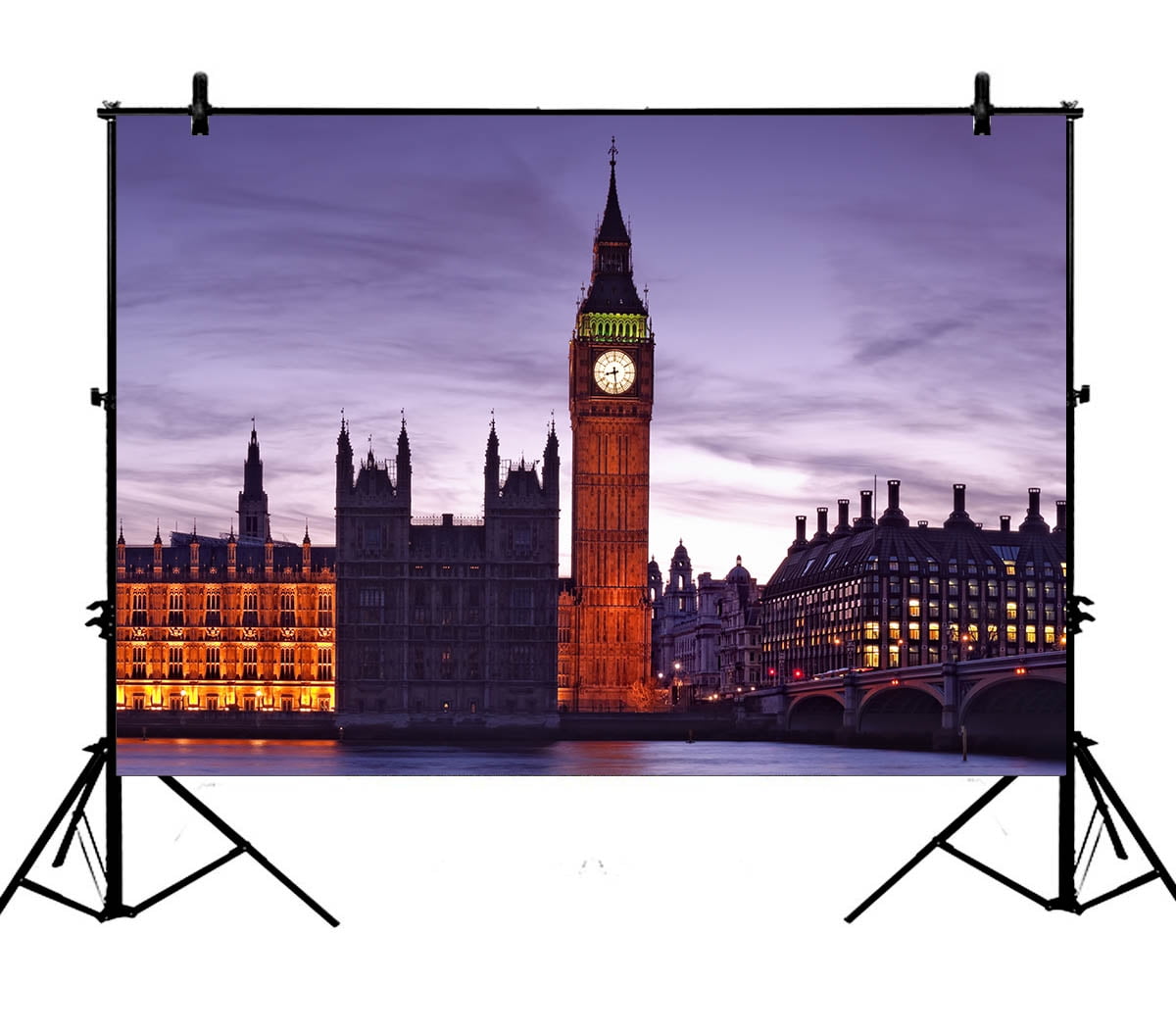 YKCG 7x5ft London Cityscape Big Ben Photography Backdrops Polyester ...