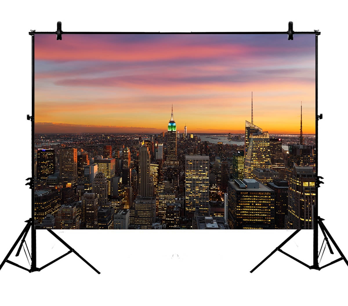 YKCG 7x5ft New York Skyline City Landmark Photography Backdrops ...
