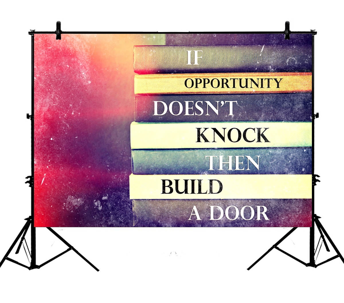 YKCG 7x5ft If Opportunity Doesn't Knock Build a Door Famouse Quotes ...