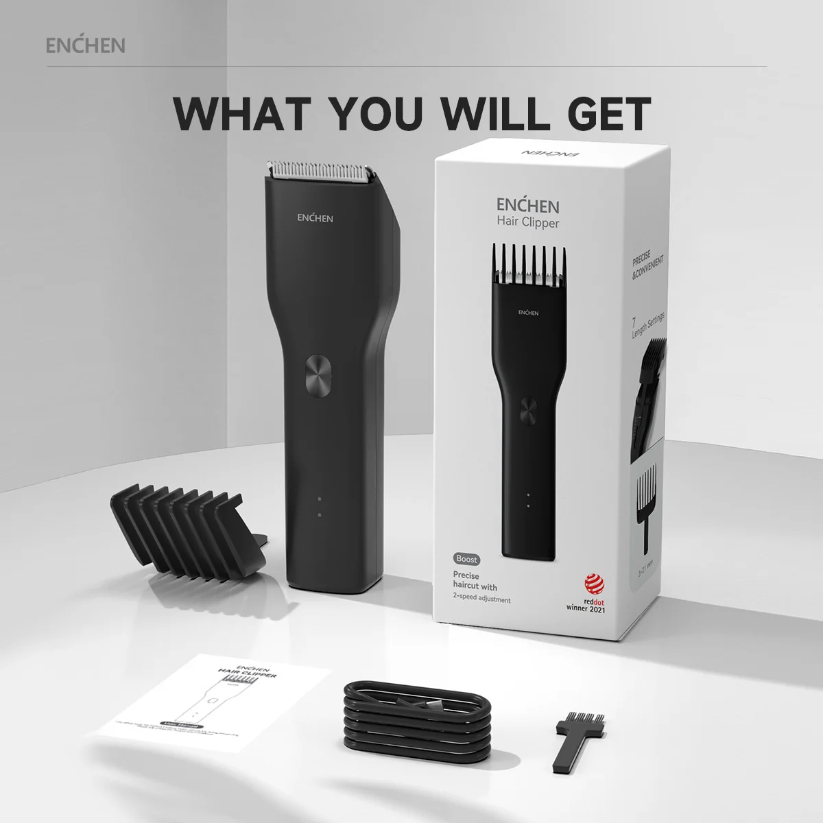 YKHSG Hair Clipper Professional Hair Cutting Machine Cordless Hair ...