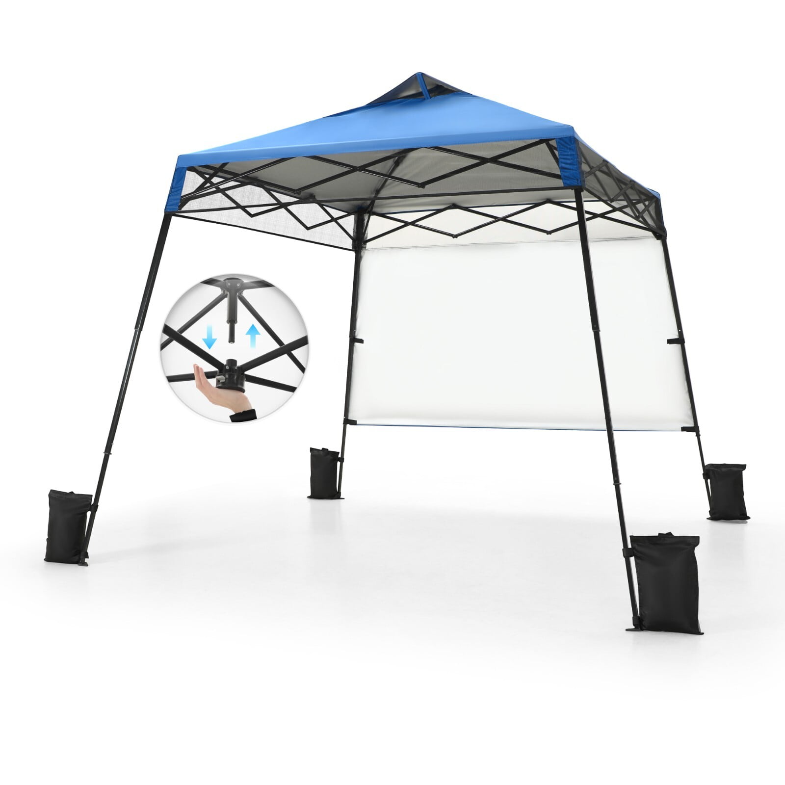 YKITRD Pop Up Quickly Set Up Sunshade Tent Outdoor Gazebo Sunscreen ...