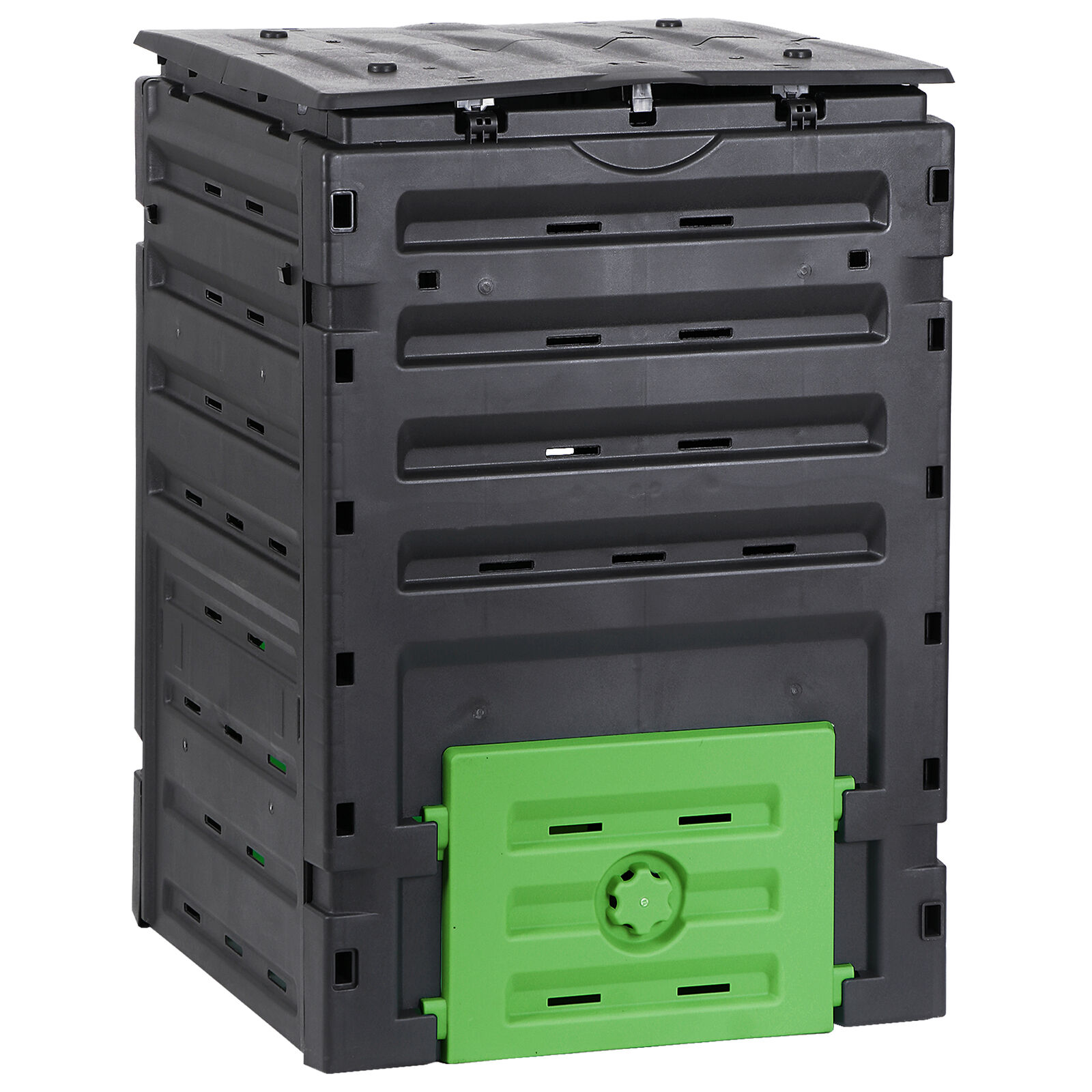 YKITRD120 gallon outdoor garden composting bin with 80 ventilation ...
