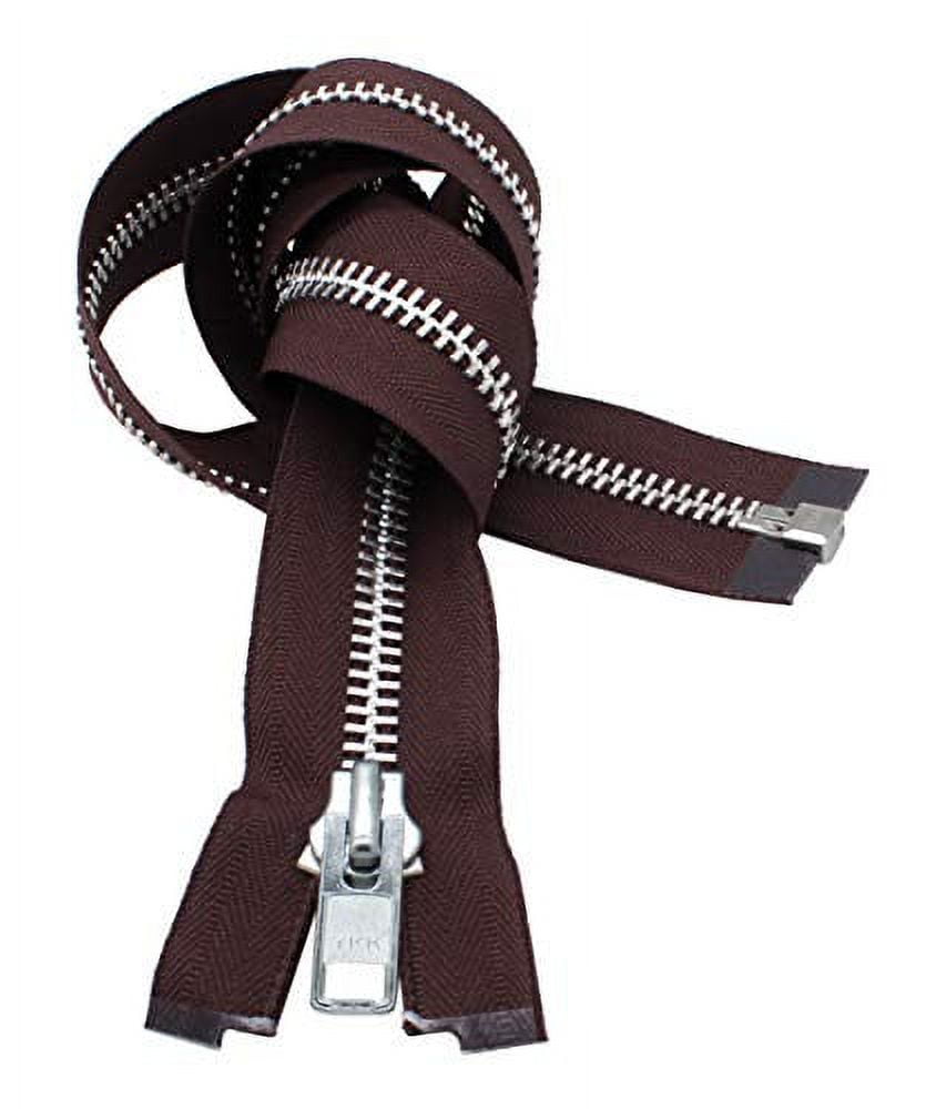 YKK #10 10 Inch to 36 Inch Aluminum Separating Jacket Zipper Extra ...