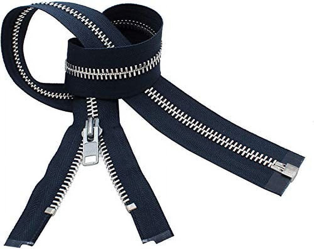 YKK #10 10 Inch to 36 Inch Aluminum Separating Jacket Zipper Extra ...