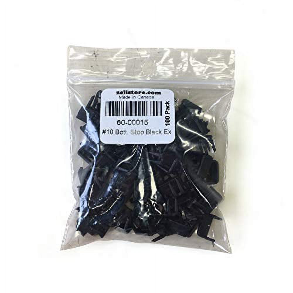 YKK #10 Bottom Stops Black Extra Heavy 50 Pack Zipper Stop - Walmart.com
