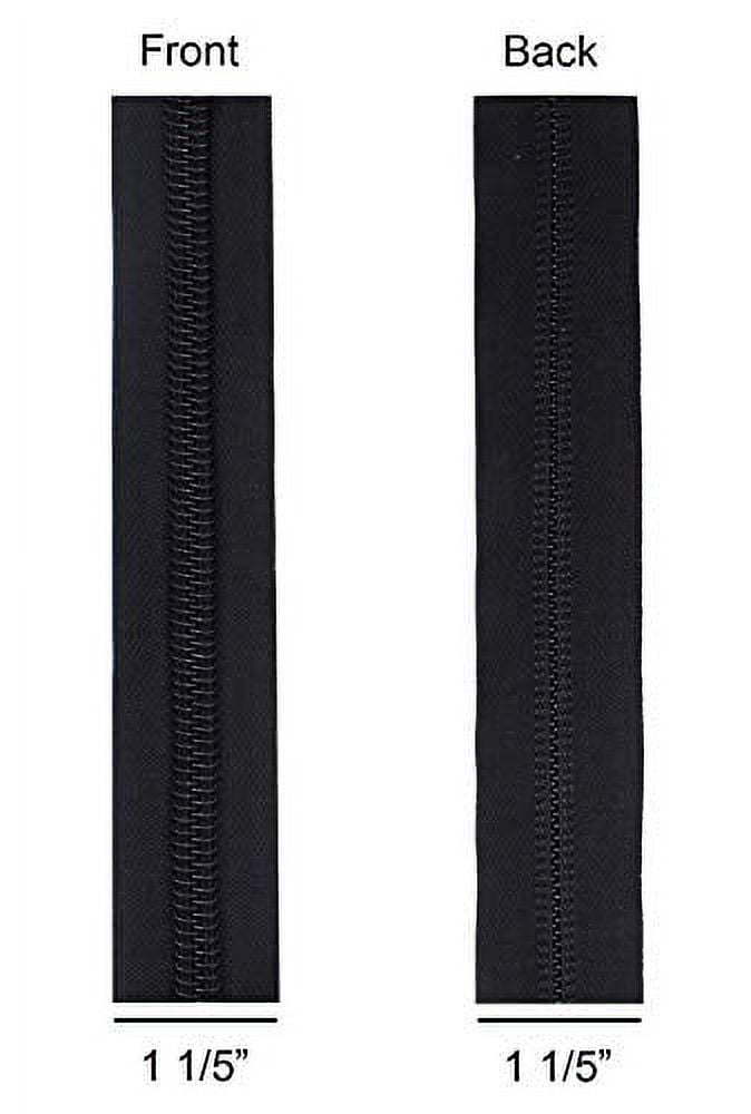 YKK #10 Zipper Coil Chain with 2 Sliders per Yard. Many Colors. Sold in ...