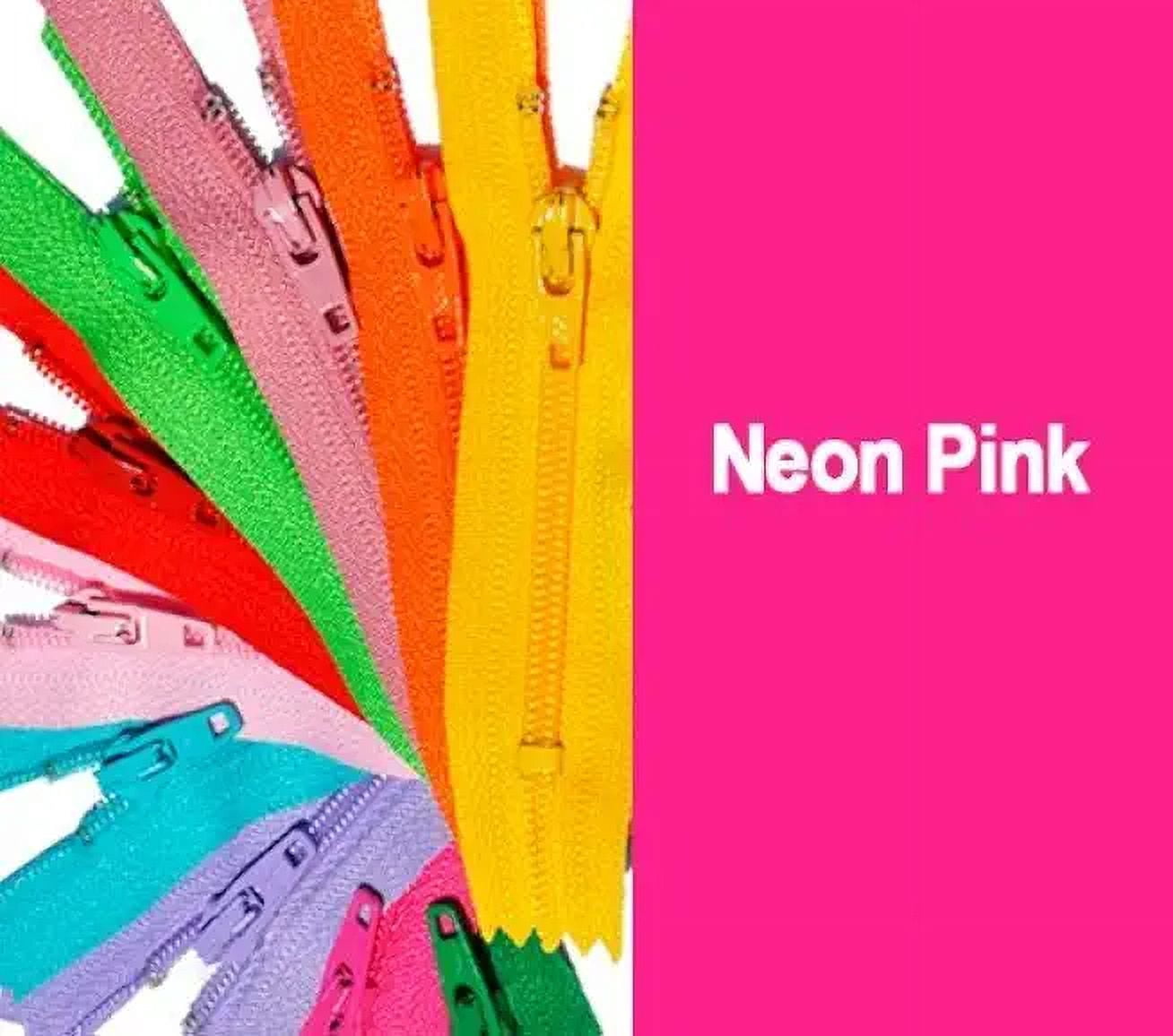 YKK® 16" YKK Zipper #3 Skirt & Dress Zippers Color Neon Pink (10 ...