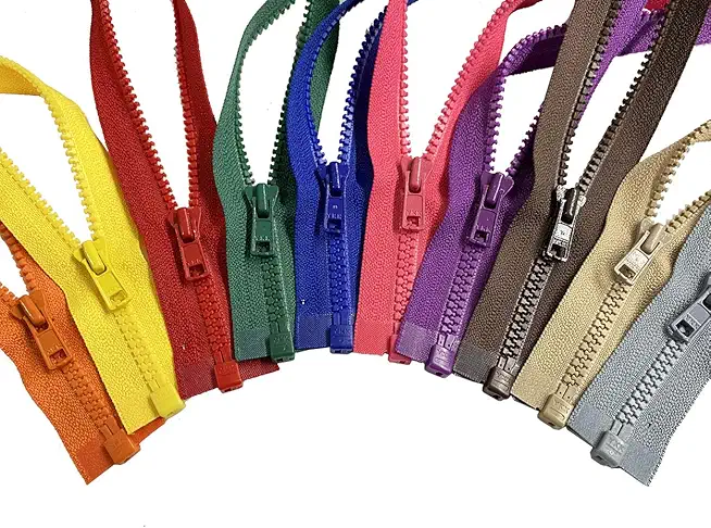 YKK #3 Zipper, 10pcs Separating Jacket Zippers for Sewing Coat Jacket ...