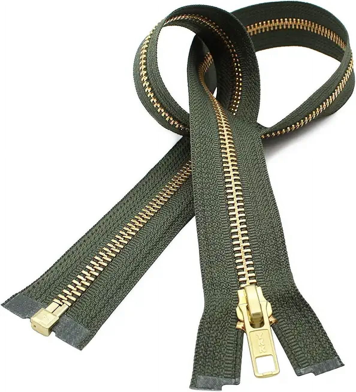 YKK 30" Medium Weight Jacket Zipper YKK #5 Brass ~ Separating ~ 567 ...