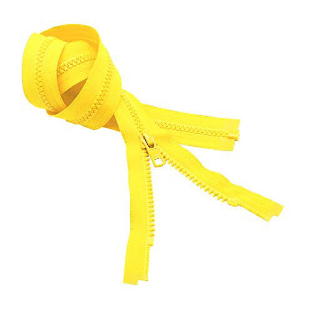 YKK 36" 5 Medium Weight Molded Plastic Separating Zipper - 1 Zipper per ...