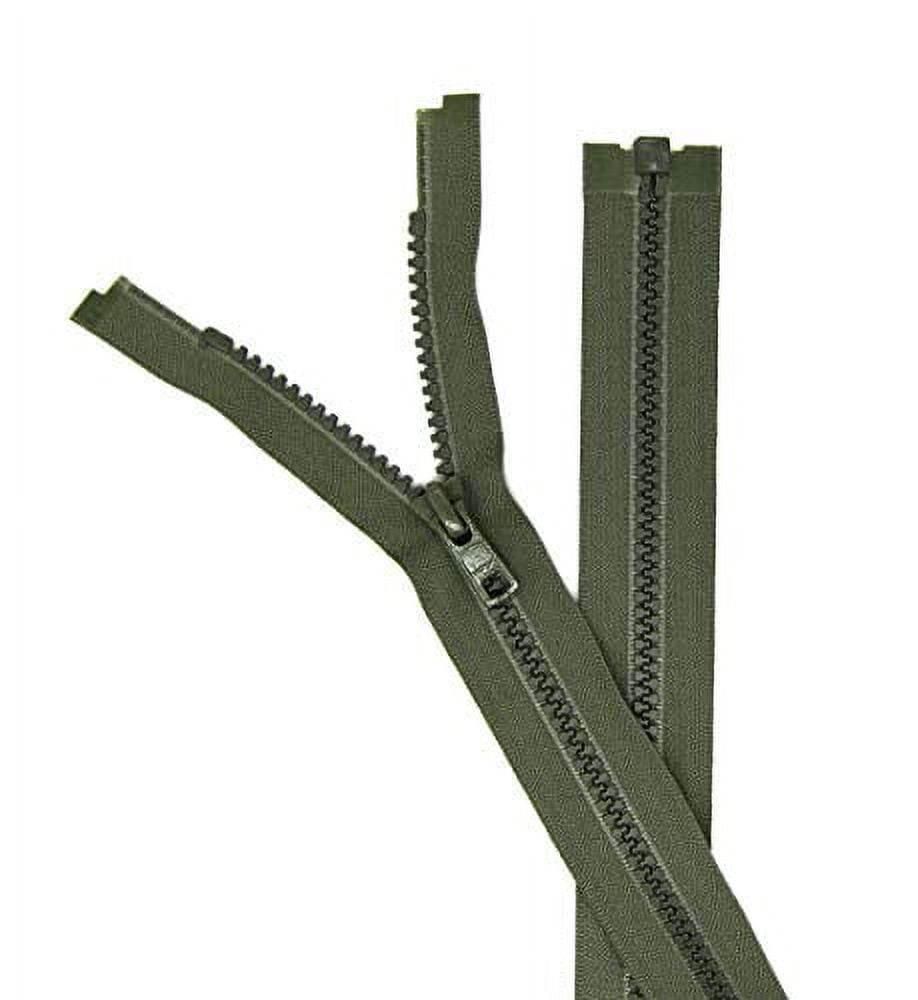 YKK 36" # 5 Medium Weight Molded Plastic Separating Zipper - 1 Zipper ...