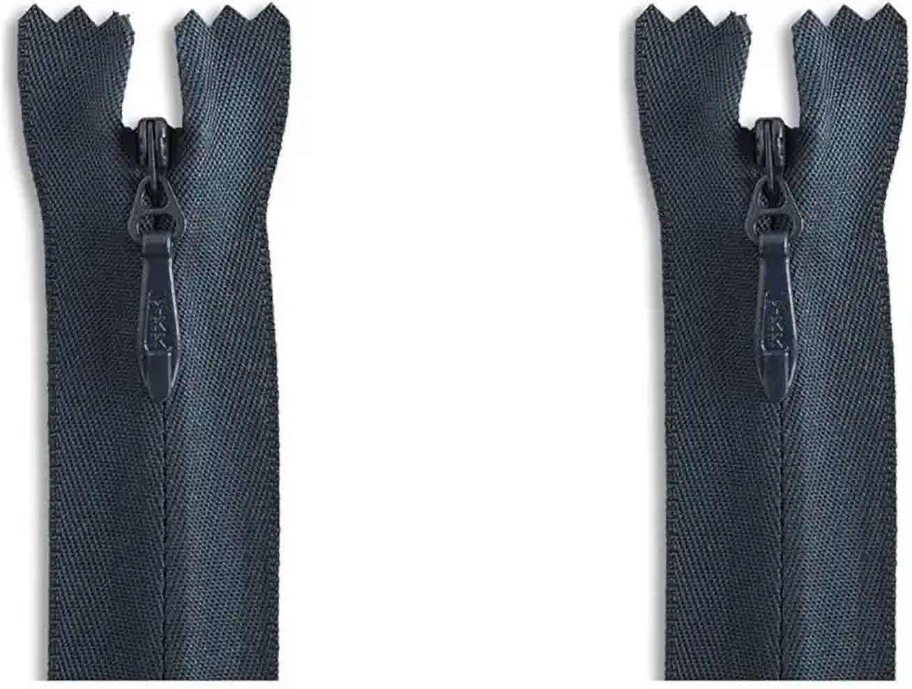 YKK #5 Invisible (Conceal) Medium Weight Zippers - Color: Navy #560 ...