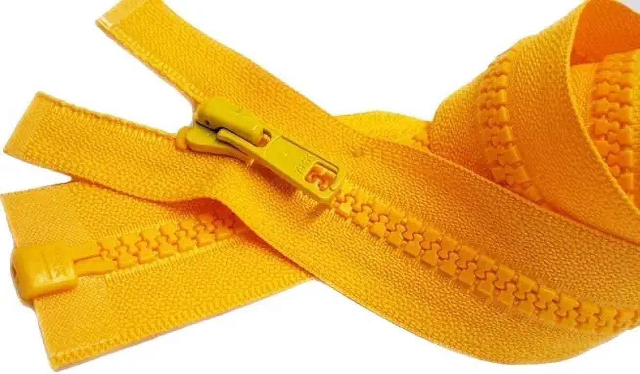 YKK #5 Molded Vislon Buttercup Yellow Medium Weight Jacket Separating ...