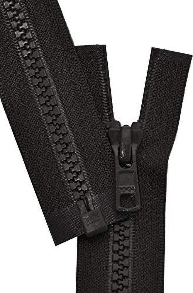YKK #5 Molded Vislon Deep Brown Medium Weight Jacket Separating Zipper ...