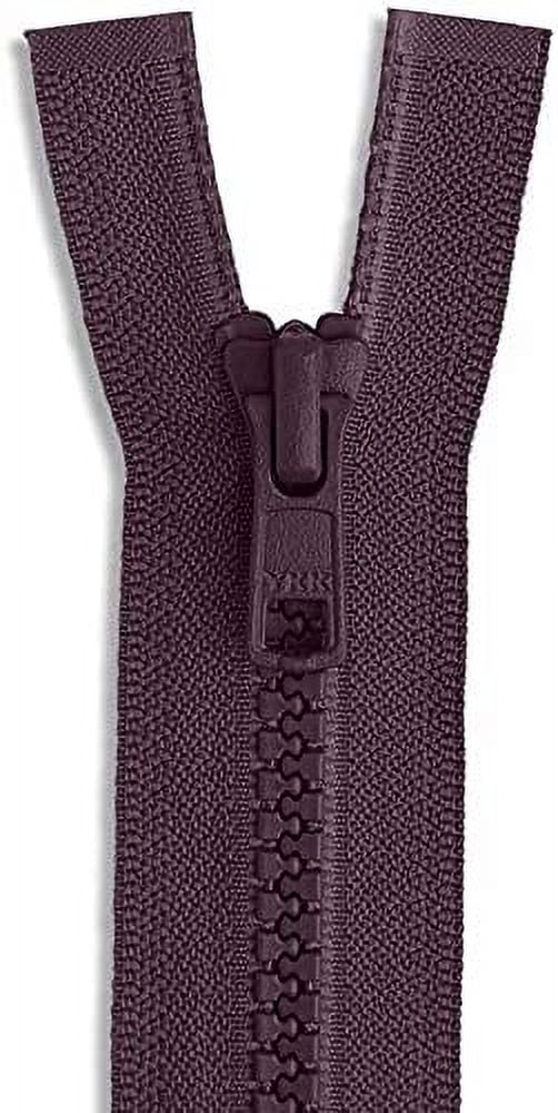 YKK #5 Molded Vislon Eggplant Medium Weight Jacket Separating Zipper ...