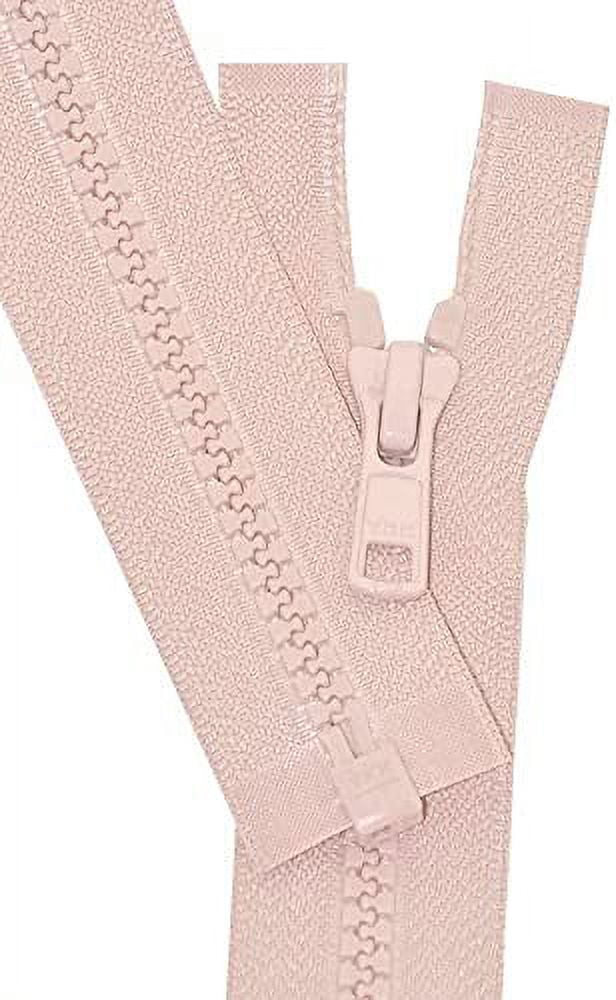 YKK #5 Molded Vislon Medium Grey Medium Weight Jacket Separating Zipper - Choose Your Length ...