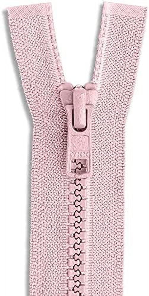 YKK #5 Molded Vislon Pink Medium Weight Jacket Separating Zipper - Choose Your Length - Color ...