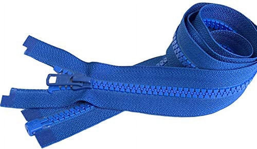 YKK #5 Molded Vislon Royal Blue Medium Weight Jacket Separating Zipper ...