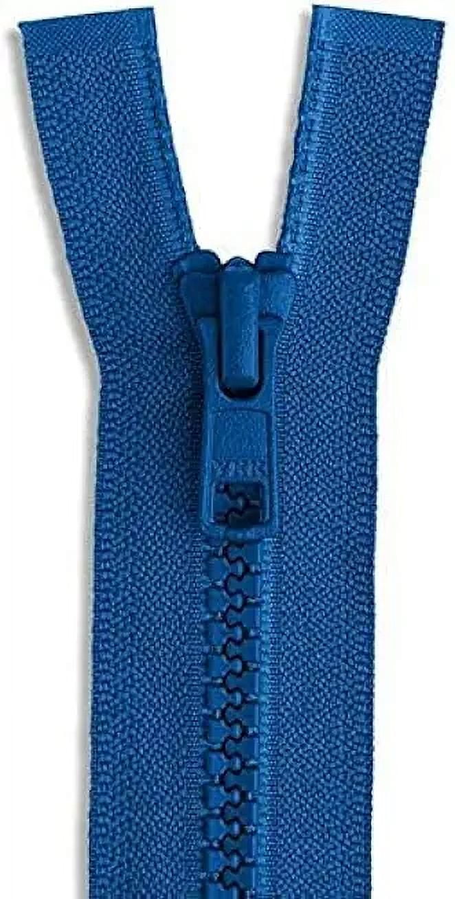 YKK #5 Molded Vislon Royal Blue Medium Weight Jacket Separating Zipper ...