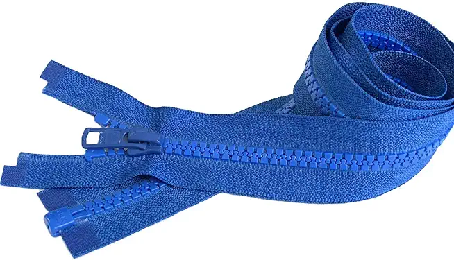 YKK #5 Molded Vislon Royal Blue Medium Weight Jacket Separating Zipper ...