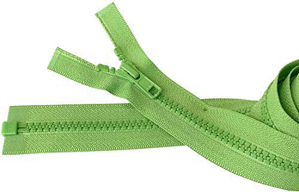 YKK #5 Molded Vislon Spring Green Medium Weight Jacket Separating ...