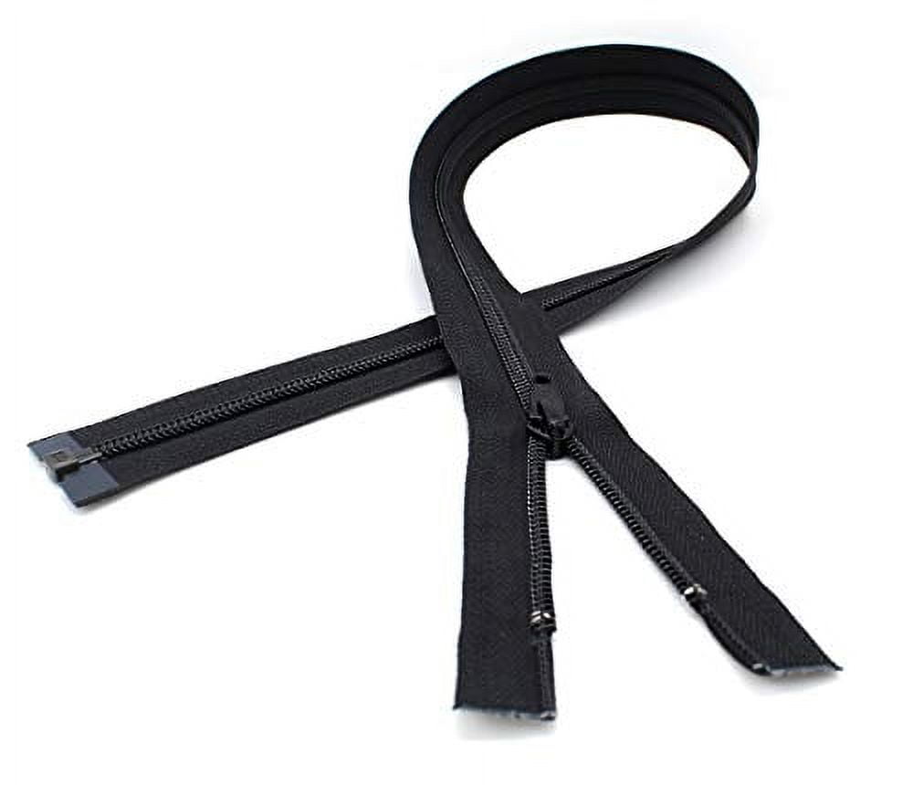 YKK #5 Nylon Coil Separating Lightweight Jacket Zipper - Color Black (1 ...