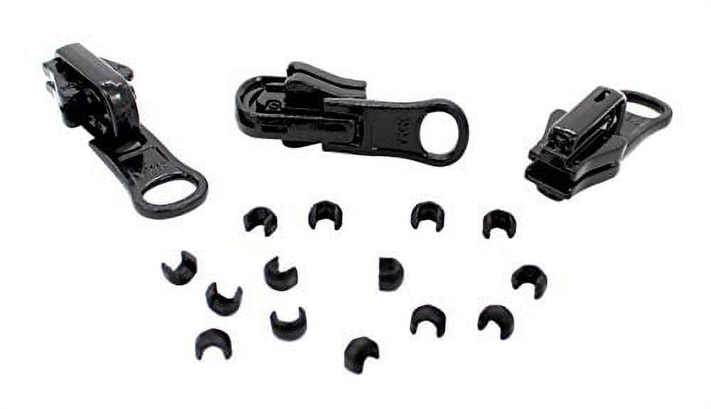 YKK #5 Vislon Molded Reversible Fancy Sliders - Zipper Repair Kit ...