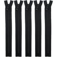 YKK® Black #4.5 Handbag – Extra-Long Pull Zipper (5 Zippers Per Pack ...