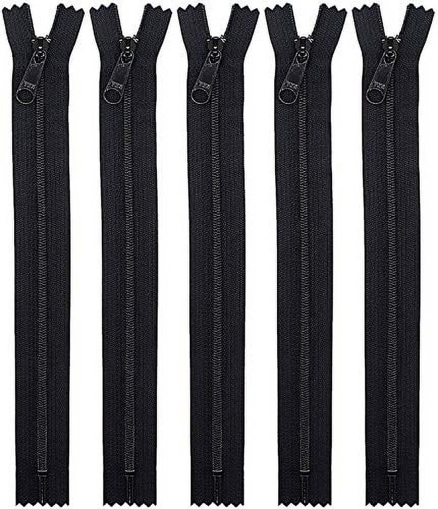 YKK Black #4.5 Handbag – Extra-Long Pull Zipper (5 Zippers Per Pack ...
