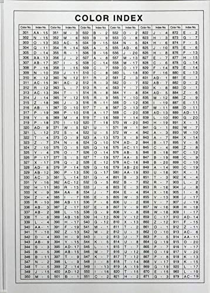 YKK Color Card Master Global Color Card Over 502 Colors Available ...