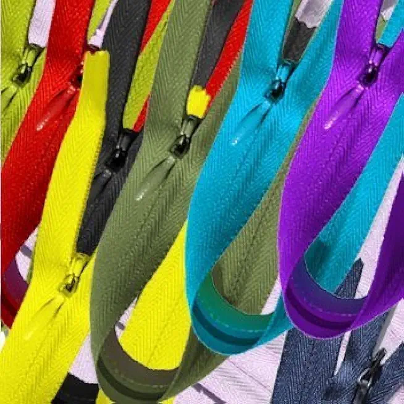 YKK Conceal ~ Invisible Assortment of Colors 9" (12 Zippers/Pack ...
