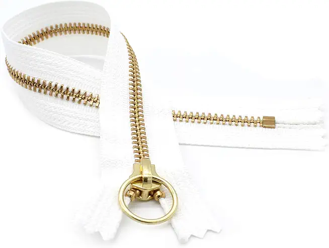 YKK® Exposed 14" Brass Finished (Special Custom) YKK Zipper Number 5 ...