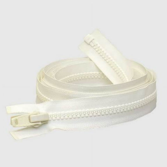 YKK Fastening Boat Separating Zipper | 110 x 1 1/2 Inch White - Walmart.com