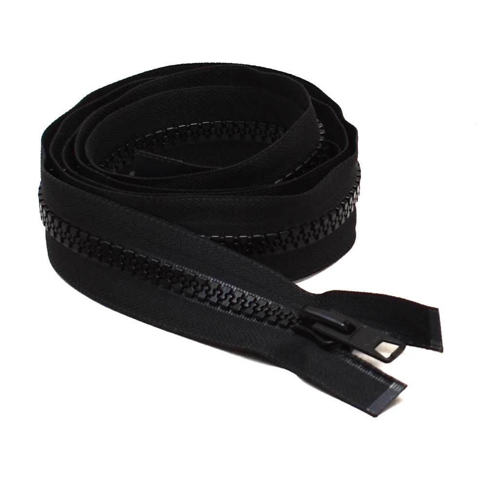 YKK Fastening Boat Separating Zipper | Open End 66 x 1 1/2 Inch Black ...