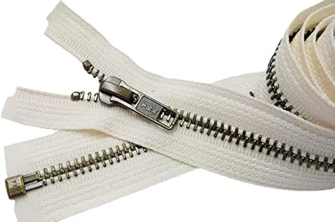 YKK® - Jacket Zippers YKK® #5 Antique Brass - Metal Teeth Separating for Crafter's Special Color ...