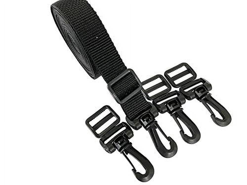 YKK Kit - Plastic Lug Swivel Rotate Snap Hook 1", Tri?Bar Adjustable ...