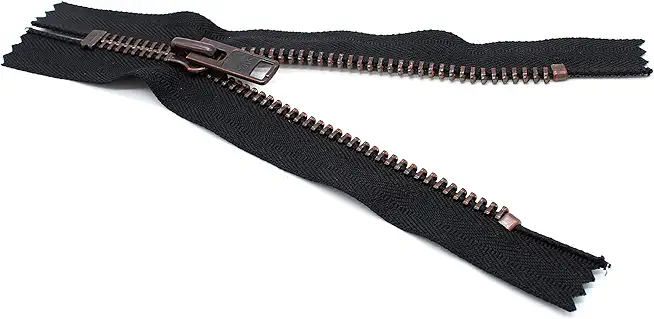 YKK® Sale 7" Exposed Zippers YKK #10 Extra Heavy Duty, Antique Copper ...
