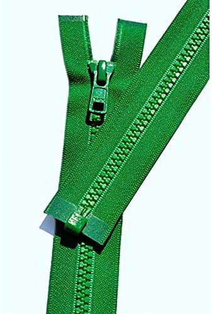 YKK Vislon Zipper, Number #5 Molded Plastic Separating Bottom 14" to 36 ...