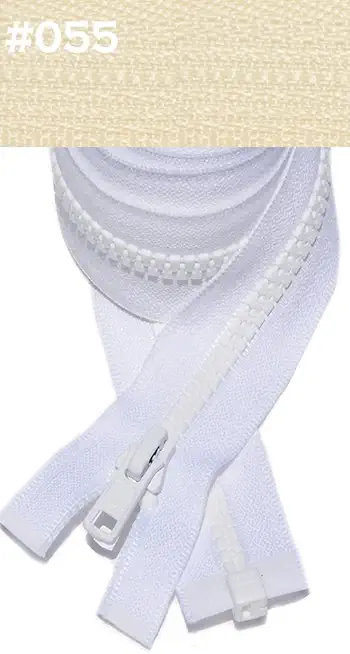 YKK® Vislon Zipper, YKK #5 Molded Plastic Separating Bottom - Medium ...