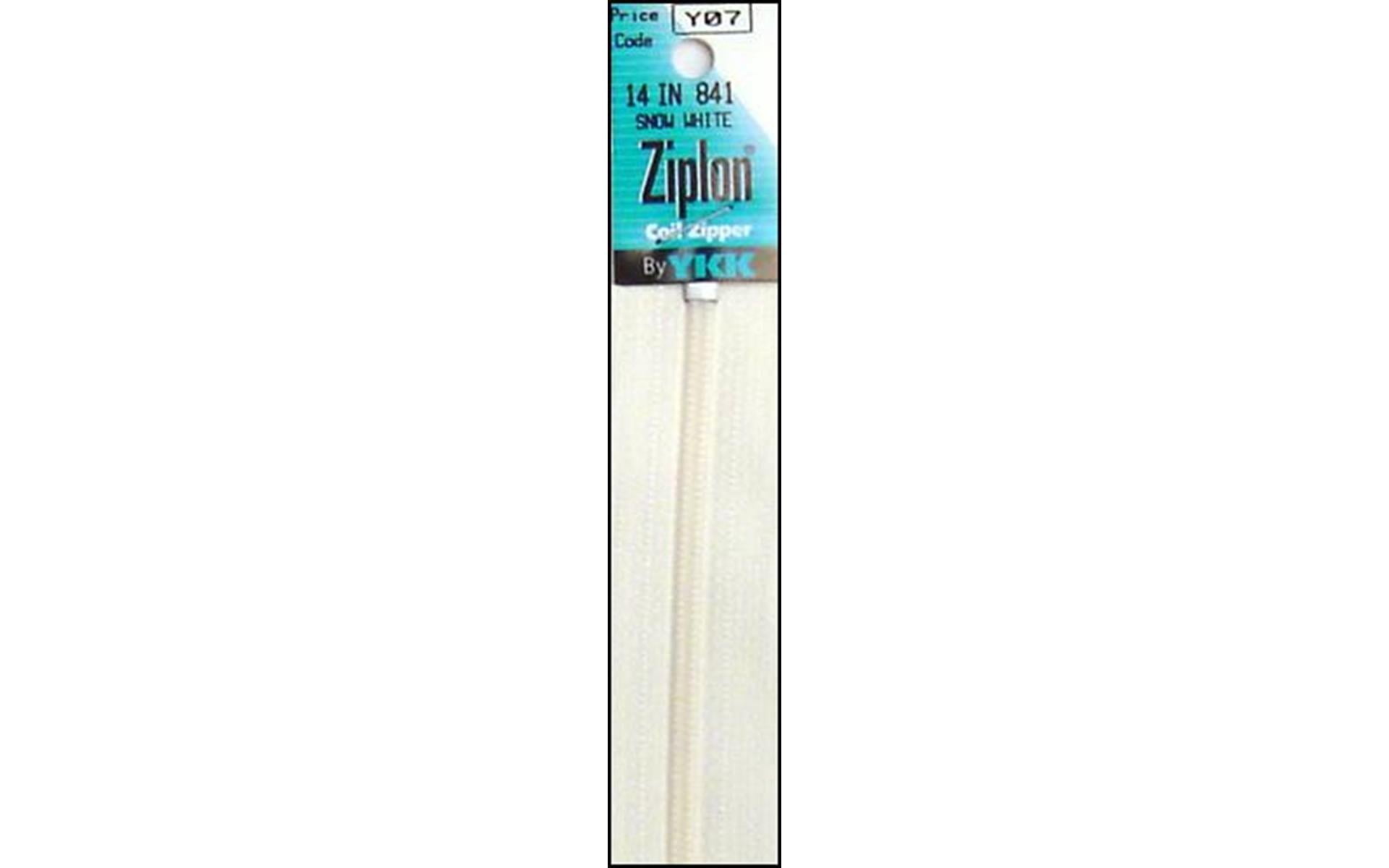 YKK Ziplon Coil Zipper 14" Snow White - Walmart.com