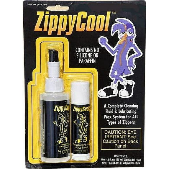 YKK Zippy Cool ~ Cleaning Fluid & Lubricating Stick, The Complete ...