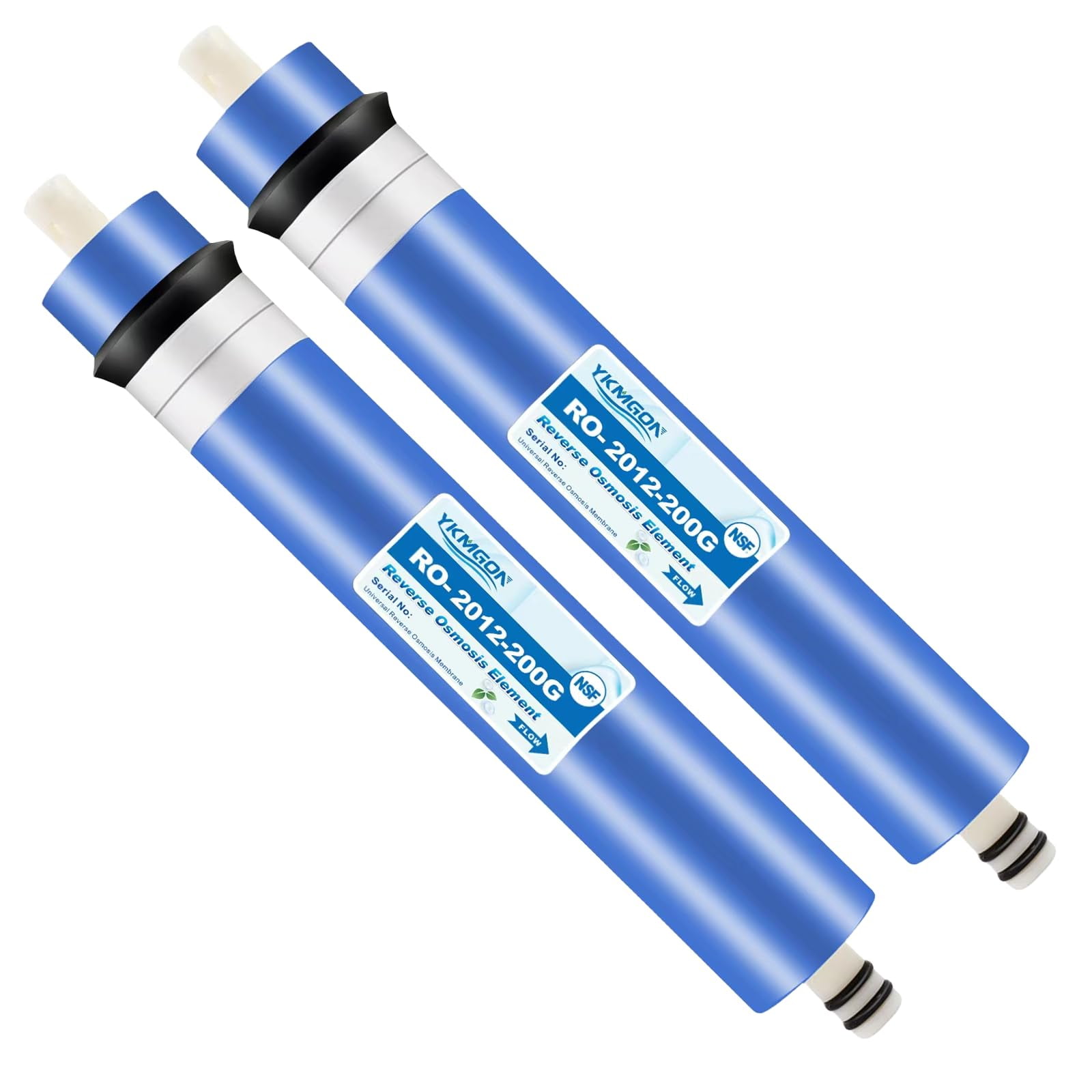 YKMGON 2 Pack 200GPD RO Membrane,2012-200G Reverse Osmosis Membrane ...