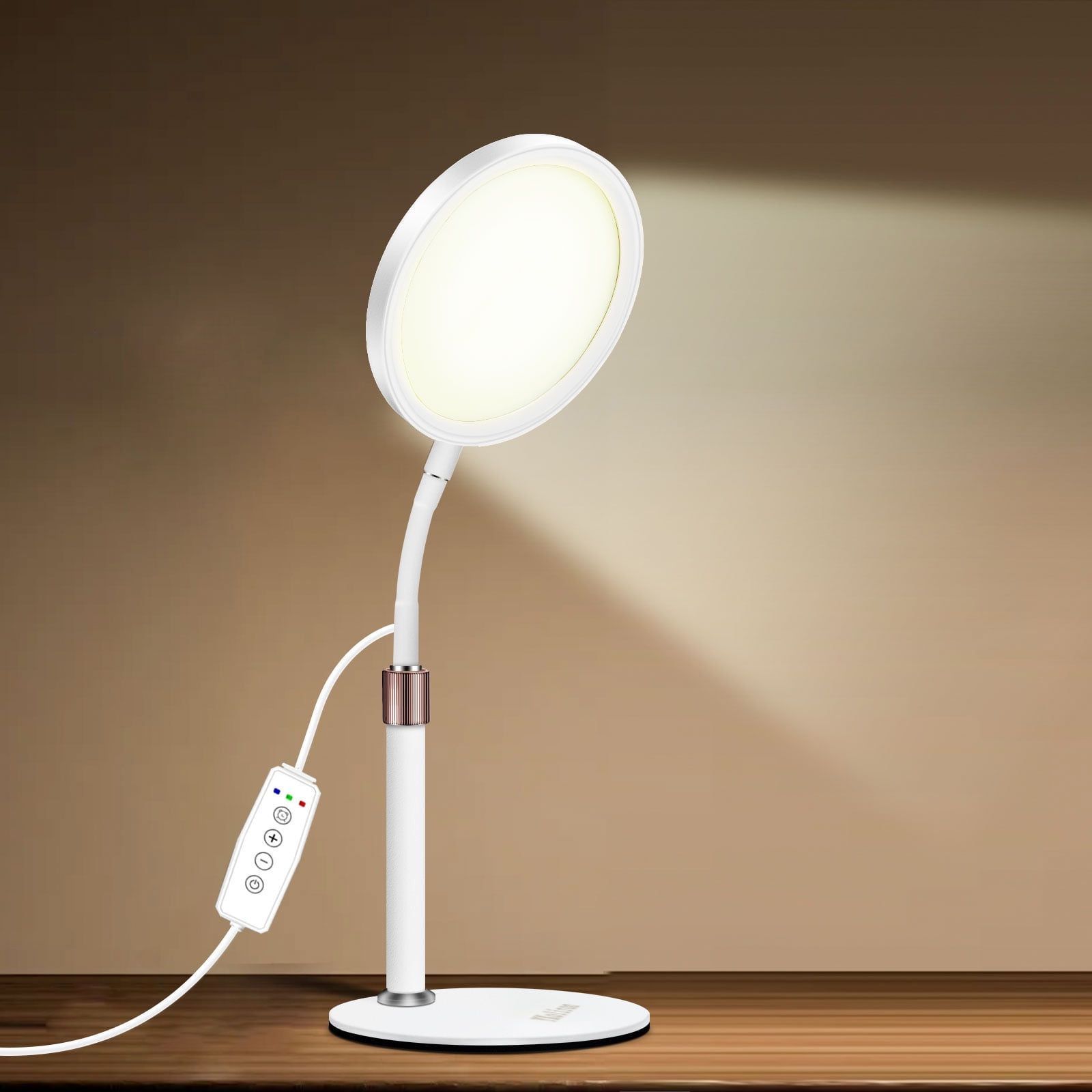 YKoliron Sun Lamp Light Therapy 10000 Lux, UV-Free LED Adjustable ...