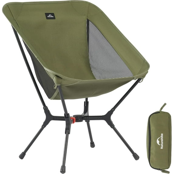 YL01 Snap Camping Chair, 1 Second Setup Frame, 441lb Capacity, Portable ...